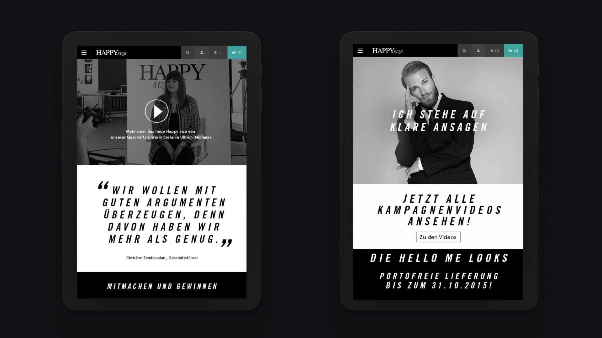 HAPPY SIZE brand relaunch